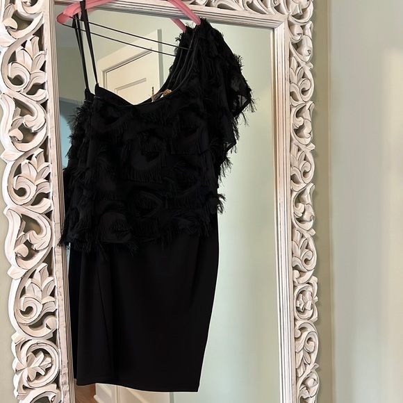 TCEC | Dresses | One Shoulder Black Cocktail Dress | Poshmark